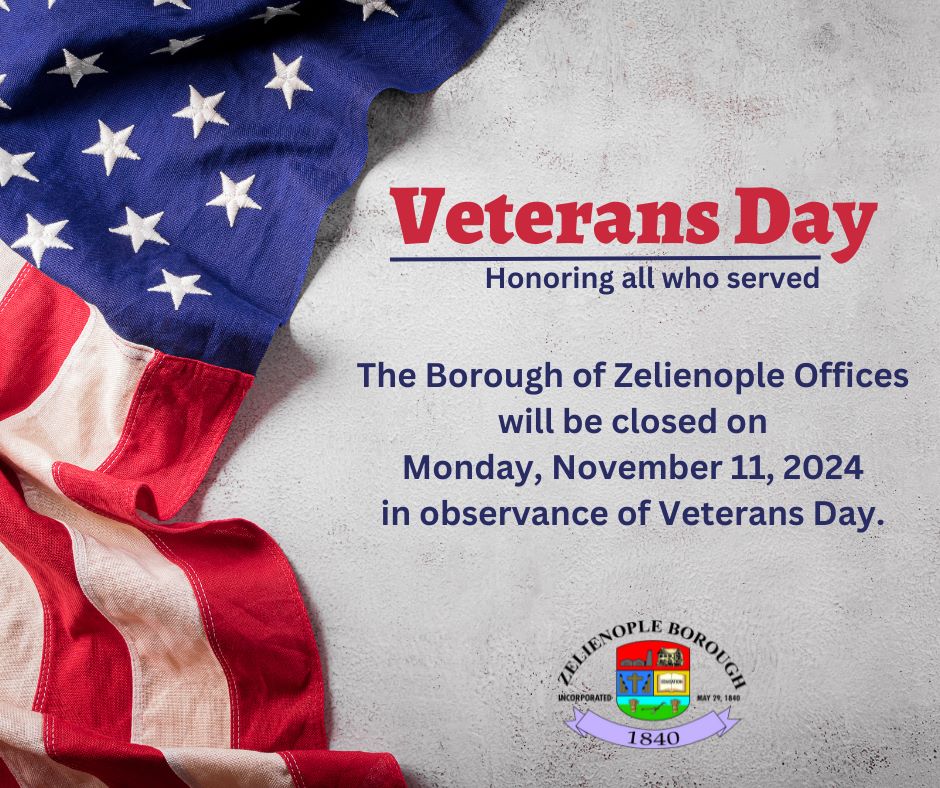 Welcome To Zelienople, PA